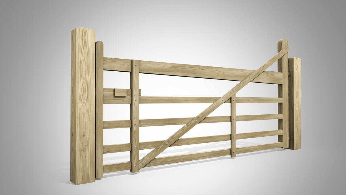 Handmade Field Gates Pattern V - English Brothers Heritage