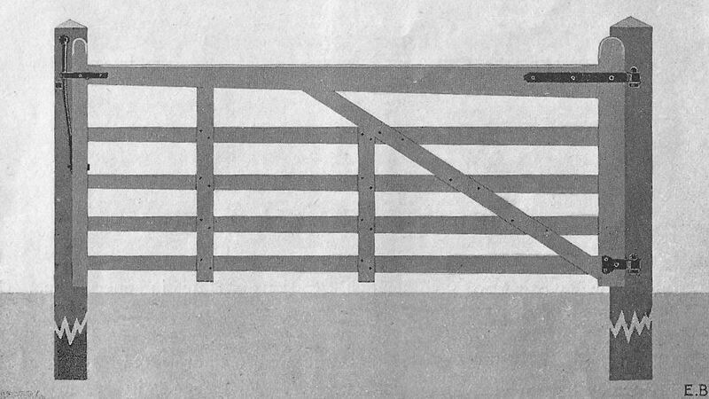 Handmade Field Gates Pattern A (Light Gate) - English Brothers Heritage