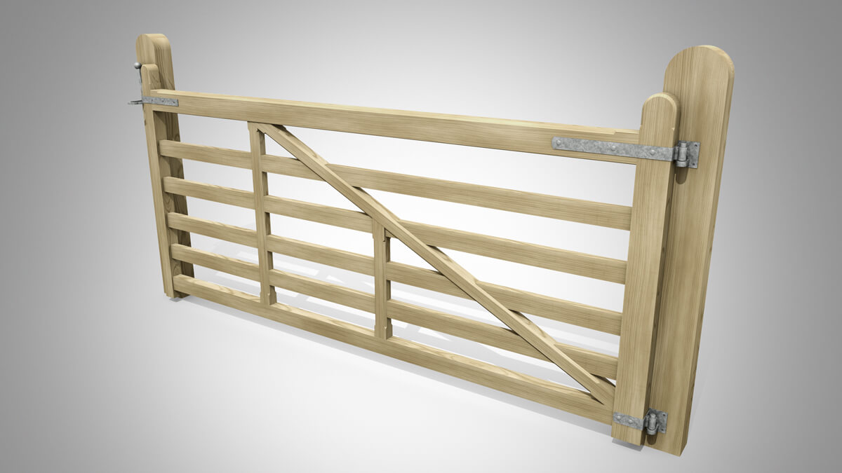 Handmade Field Gates Pattern C (Planed Gate) - English Brothers Heritage